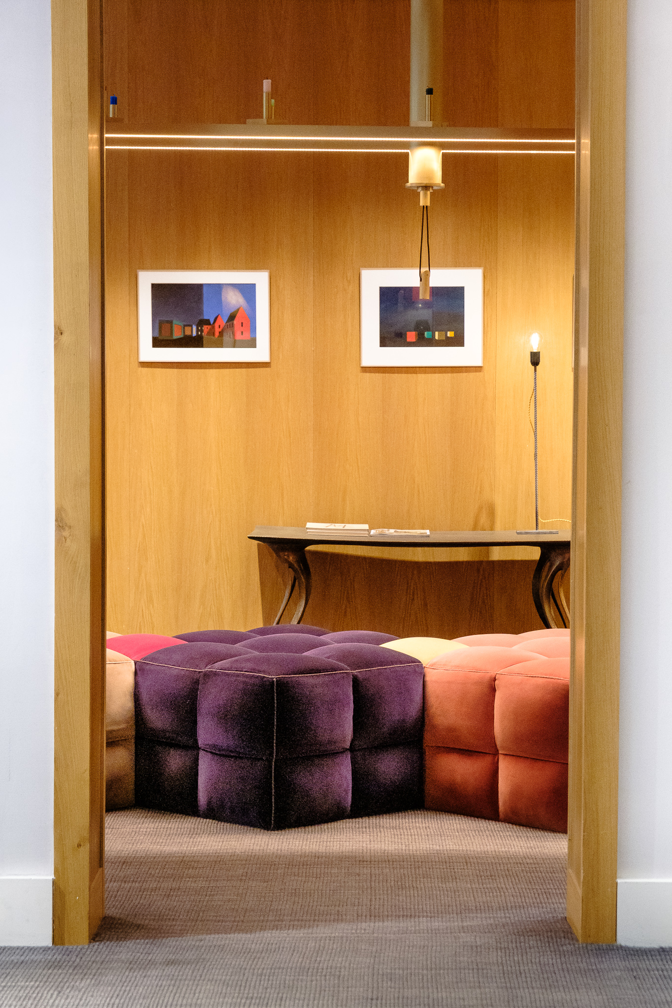 Grand lustre triptyque - Galerie du Passage